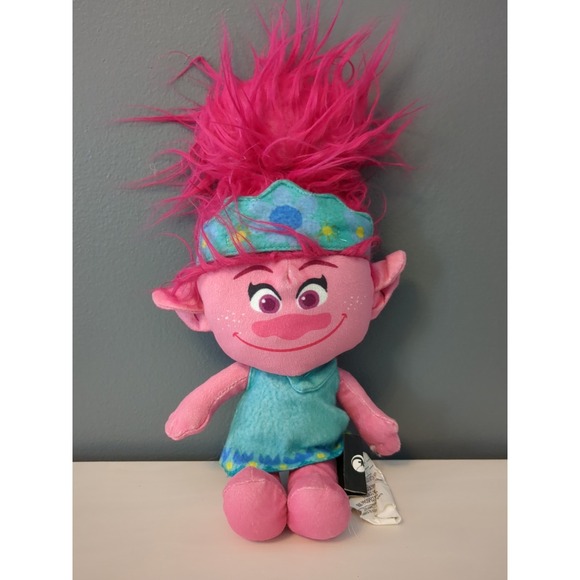 Dreamworks | Toys | Dreamworks Trolls Pink Poppy 1 Troll Plush Doll ...